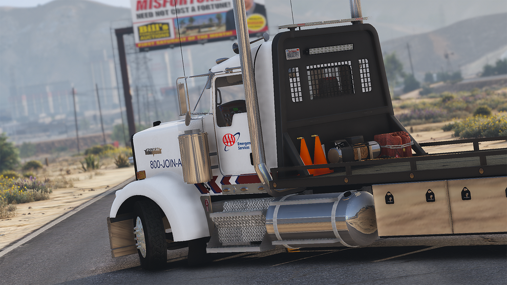 2015 Large Flatbed Wrecker – Sirvilmos Designs